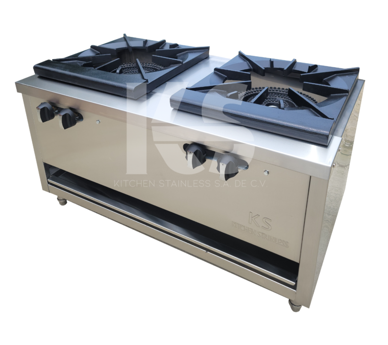 FOGÓN INDUSTRIAL DOBLE – kitchenstainless.com.sv